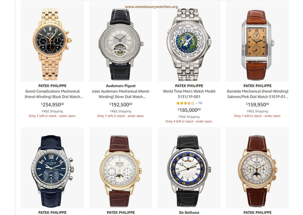 Top 20 original luxury men's watches available to buy on Black Friday