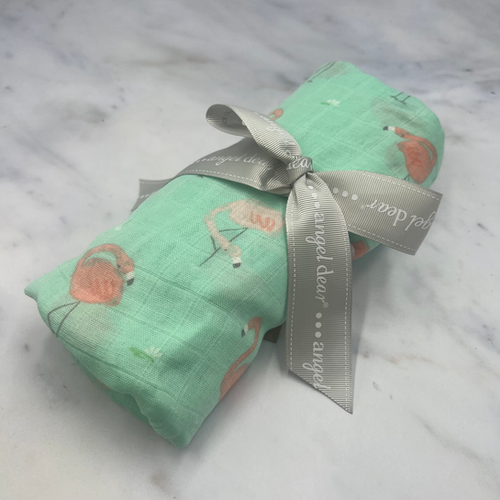 Angel Dear Swaddle- Flamingo | The Toy Shop