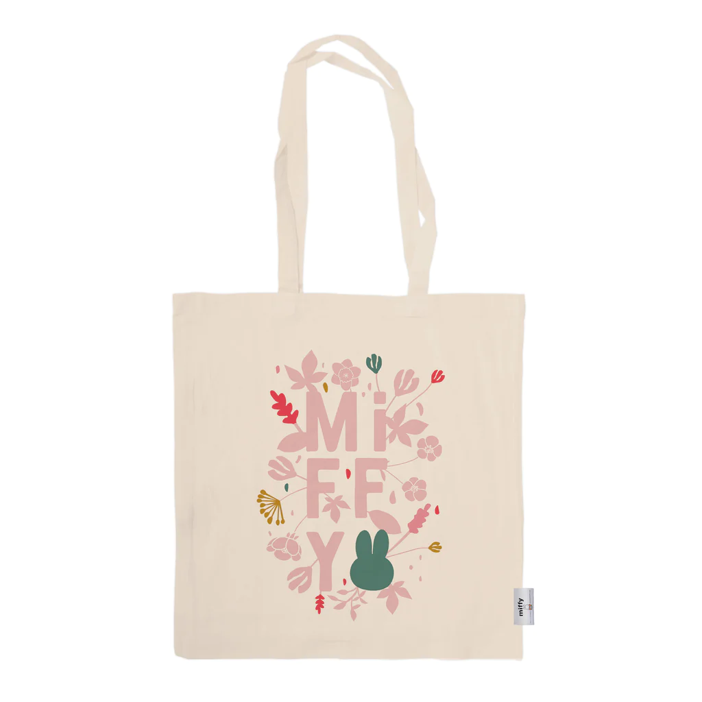 Miffy Tote Bag- Floral | The Toy Shop