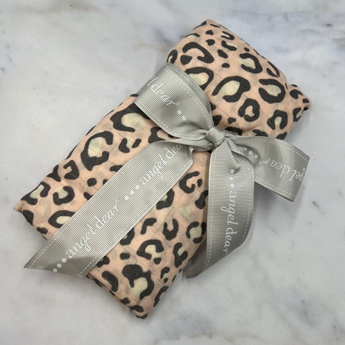 Angel Dear Swaddle- Pink Leopard Print | The Toy Shop