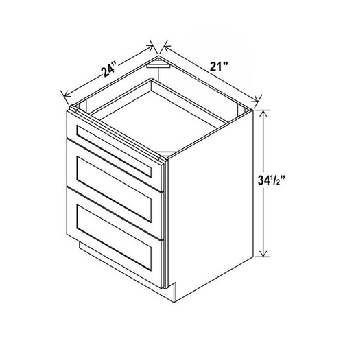 CS-3DB21-ALINE | Artistic-Cabinet