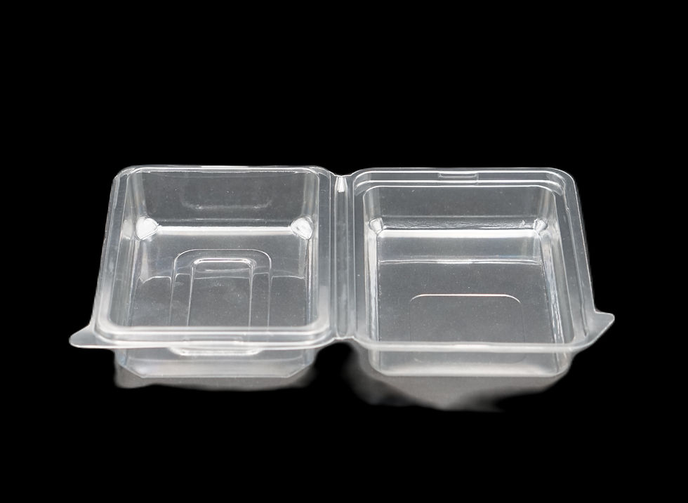 กล่องแซนวิชเหลี่ยม PET TC-20 | www.tonpho.co.th