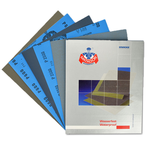 Starcke MATADOR Wet And Dry Abrasive Sanding Paper Sheets P60-P3000 ...