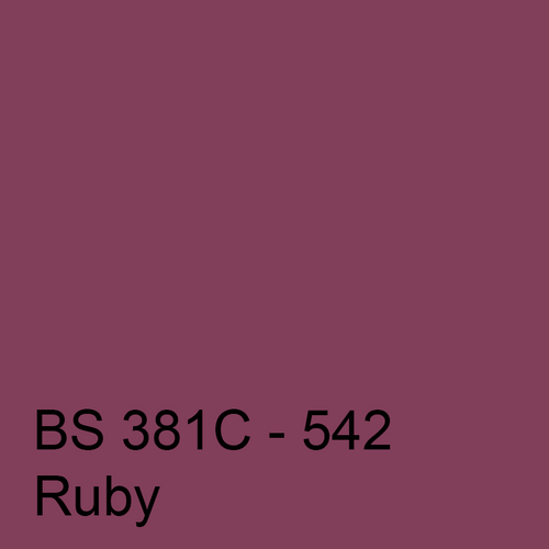 BS 381C - 542 - Ruby | CCPaints