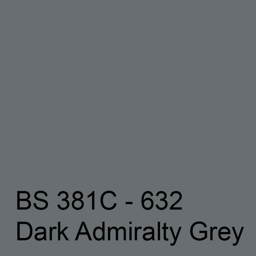 BS 381C - 632 - Dark Admiralty Grey | CCPaints