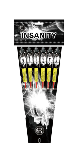 Insanity Rocket Pack (6) | Legendary Fireworks