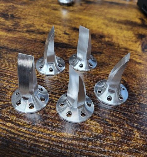 Raven 1.75" Integral Backer Drag Race Chisel Studs | Maxceleration Racing