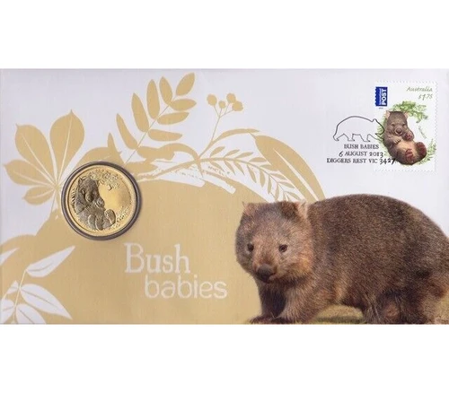 PNC Australia 2013 Australian Bush Babies WOMBAT Perth Mint $1 Coin ...