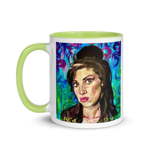 Amy Mug with Color Inside | Isabella Domm Art