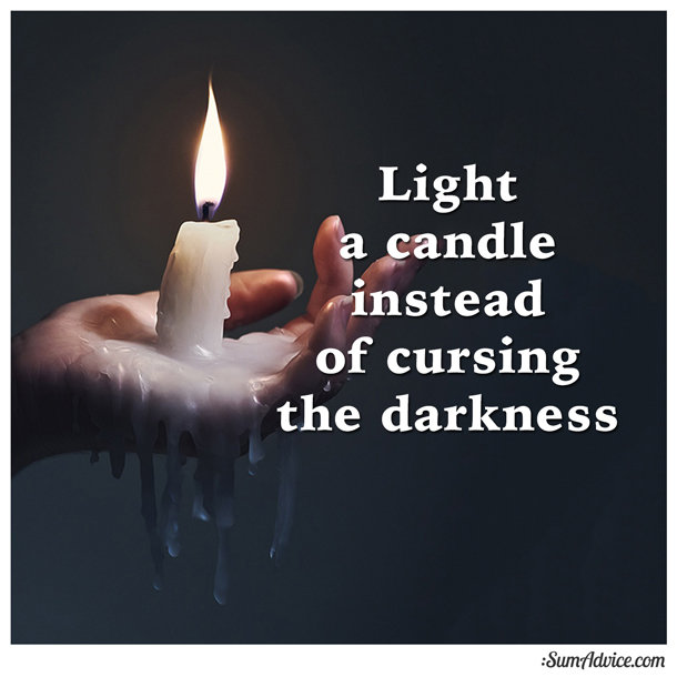 The Light has Come: So Lighten Up!