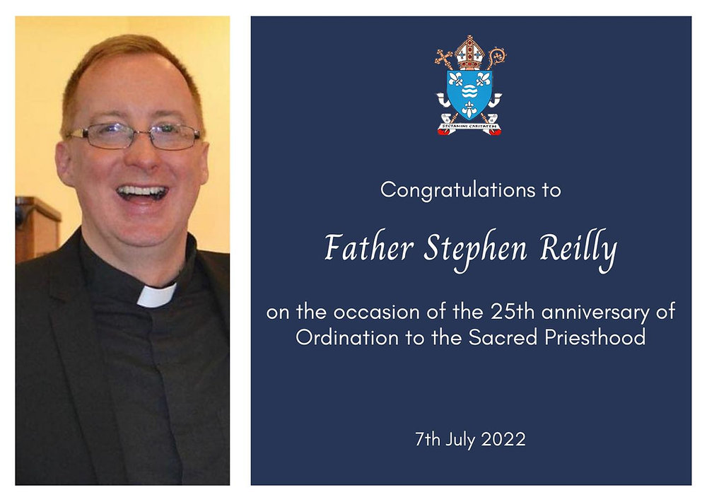 Fr Reilly celebrates 25 years