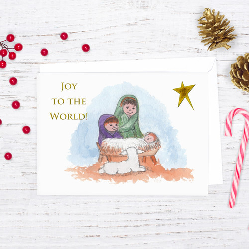 Baby Jesus Card | shadesofexpression