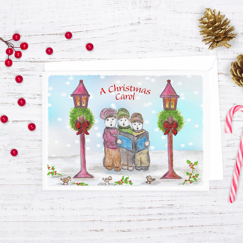 A Christmas Carol Card | shadesofexpression