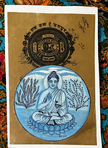 Buddha Paining on Indian government stamp paper | STSC