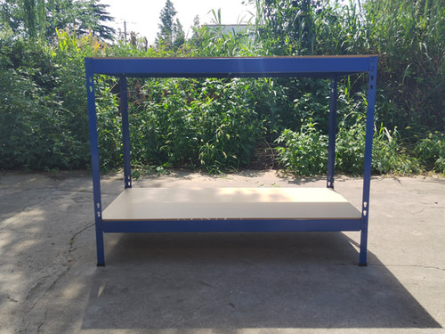 Two Shelf Metal Industrial Workbench | Factory 4 U Hub 1