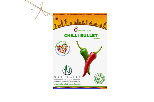 NG Chilli Bullet 100 Seeds | Naturally Green