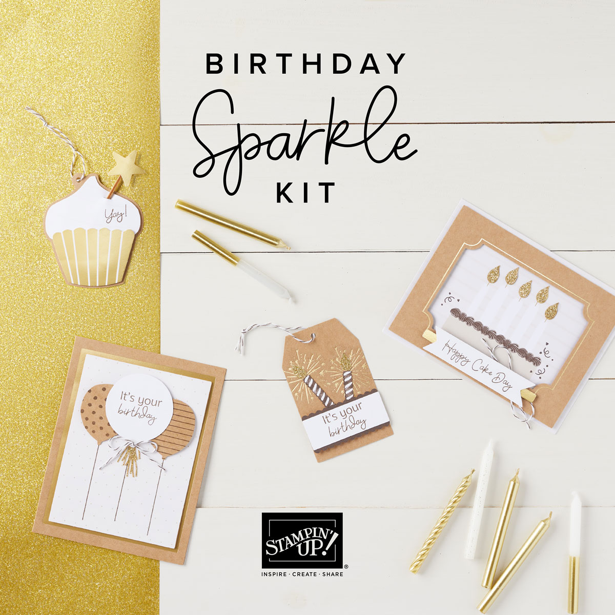 Stampin’ Up! Birthday Sparkle Kit Collection & Recipe—Craft Glittering ...