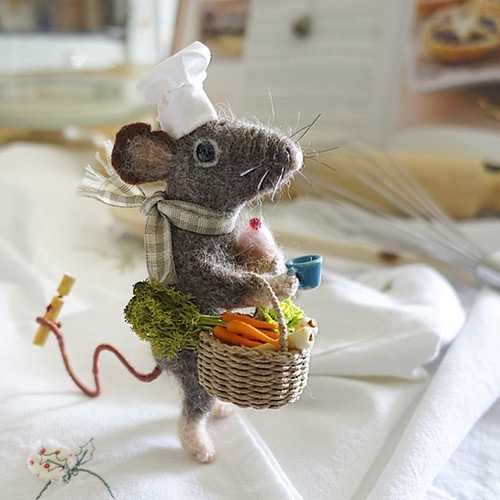 Ferdinand chef mouse | wildandwool