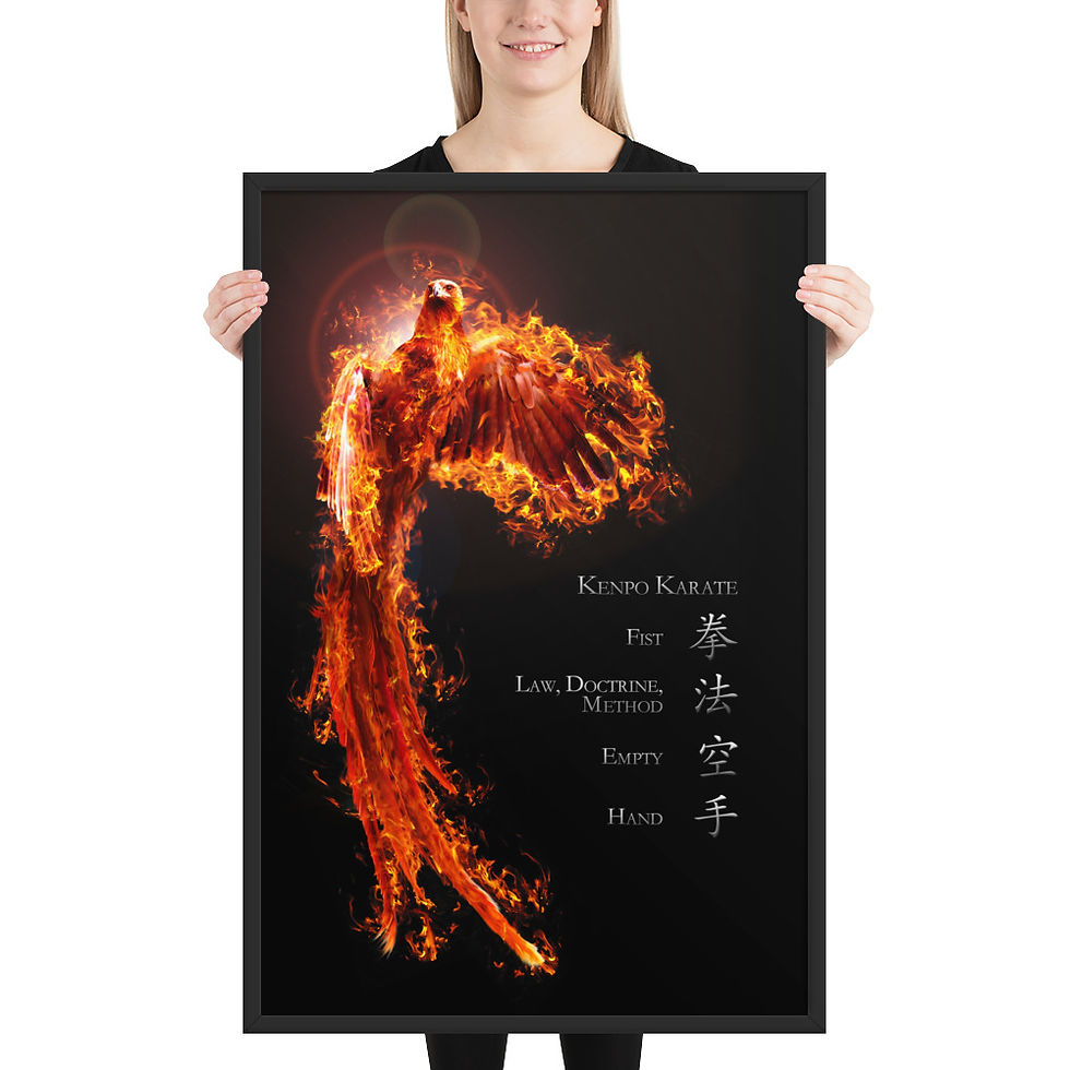 Phoenix - Kenpo: Framed Poster 24"x36" | AIK Website