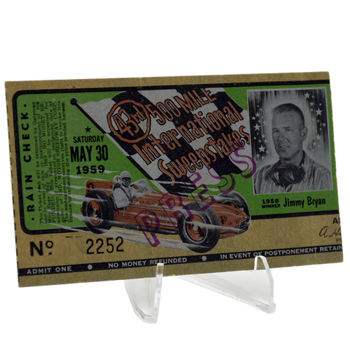 1959 - Indy 500 Ticket | 500 Legends
