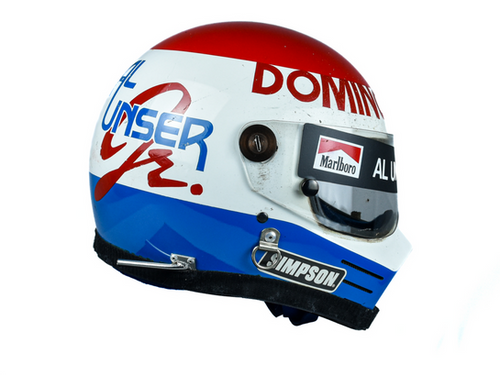 Al Unser Jr - 1985 Indycar Helmet (race-used) | 500 Legends