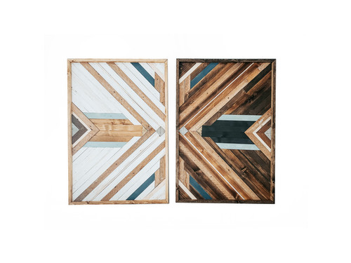 THE NEVADA - Set of 2 | Wood Art Woman