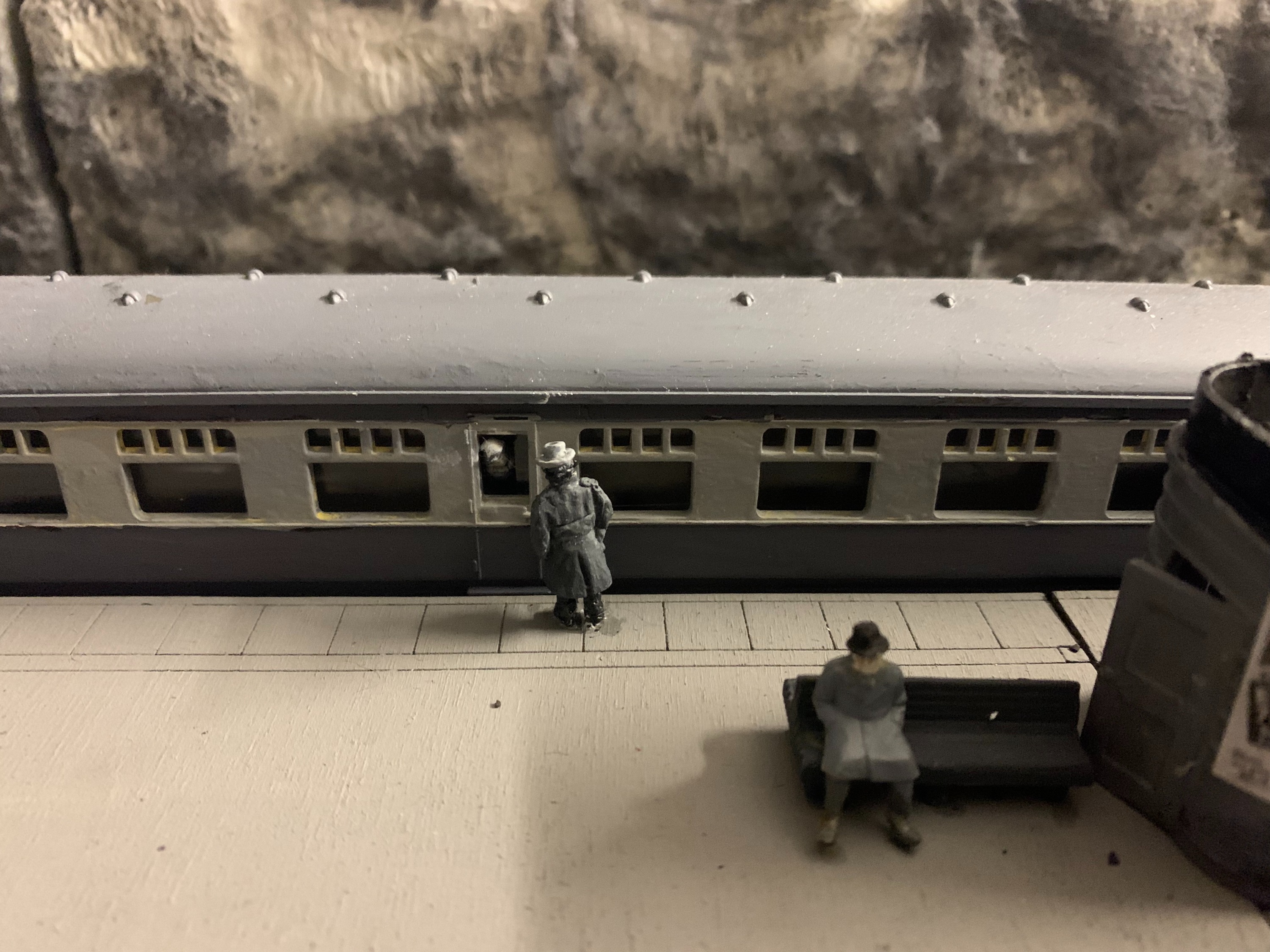 The Brief Encounter monochrome model railway