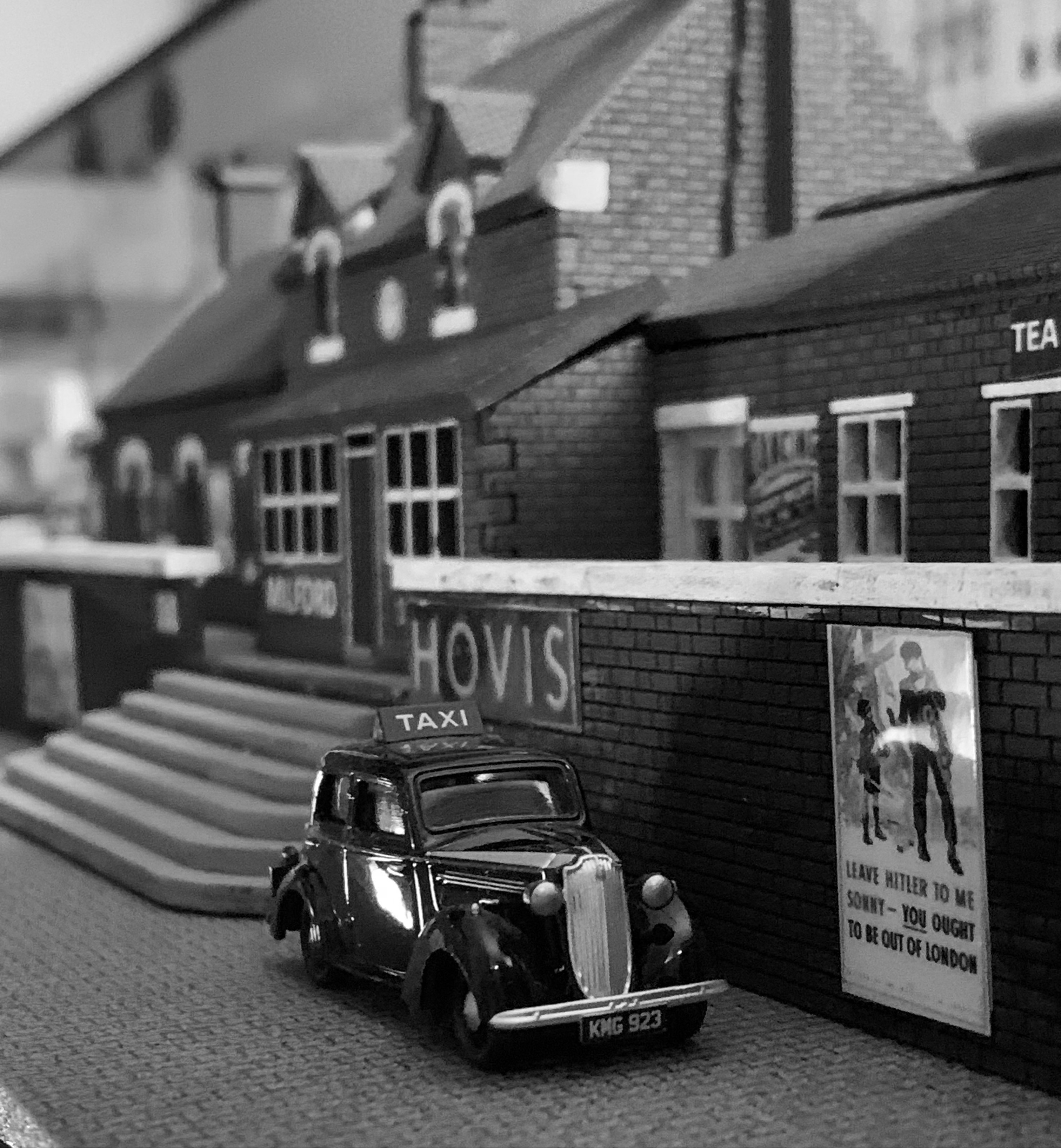 The Brief Encounter monochrome model railway