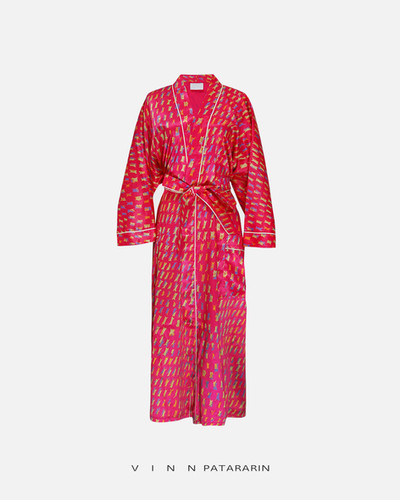 Bath rope ruby pink print | vinnpatararin