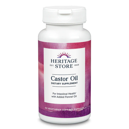 Castor Oil (60 Caps) | The Herb Basket
