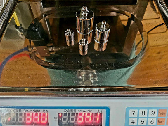 Preparing Scales for Jar Filling