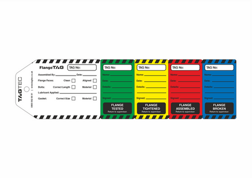 70/260/F - Flange Tag x 50 | Tagtec