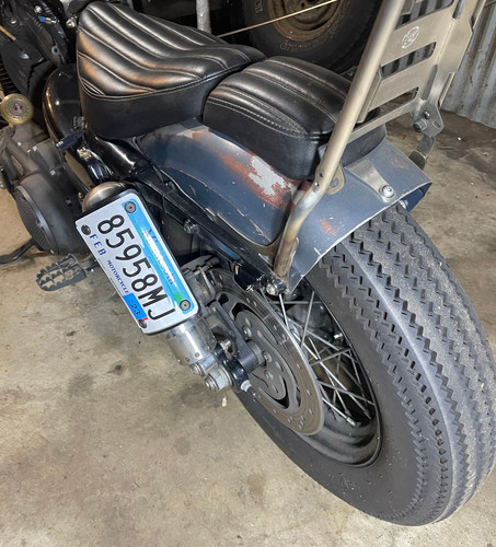 Sidewinder Shock Mount License Plate Holder | CombustionIndustries