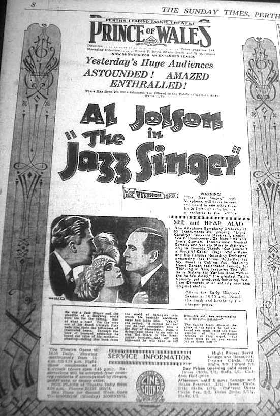 6 October 1927: the first "talkie" movie of history