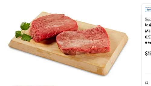 2 BEEF INSIDE ROUND STEAK 3/4 INCH approx 700g | La PreferenceLasalle