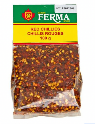Ferma Red Chillies Crushed 100g | La PreferenceLasalle