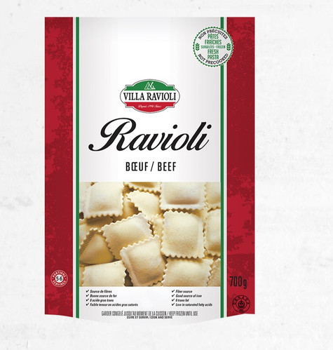 Beef-stuffed Ravioli 700g | La PreferenceLasalle