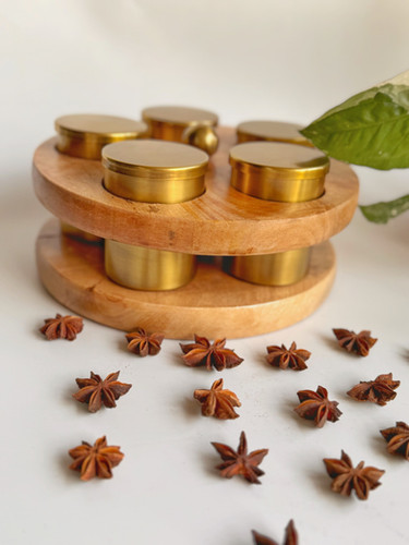 Wooden Spice & Condiments Stand | Abelhouse Latest