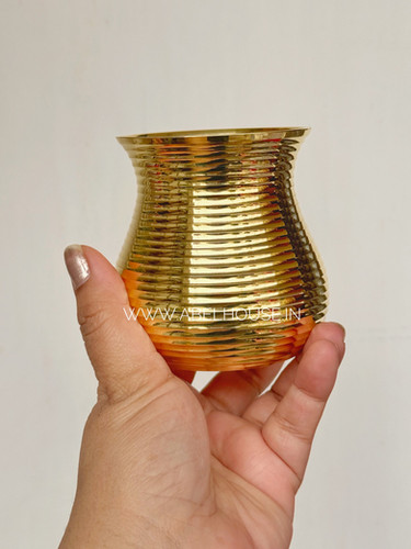 Single Brass Matki Glass | Abelhouse Latest