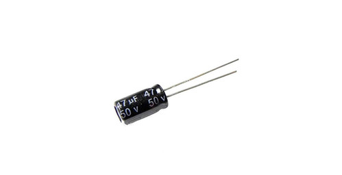 47uF 50V Electrolytic Capacitor 47uF50V - 47 micro farad 50 volts | DEPOKE