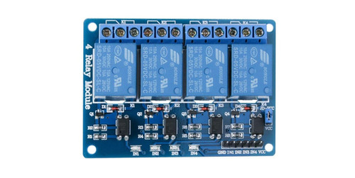 5V 4 Channel Isolated Relay Module with opto coupler 5V-4C-Relay module ...