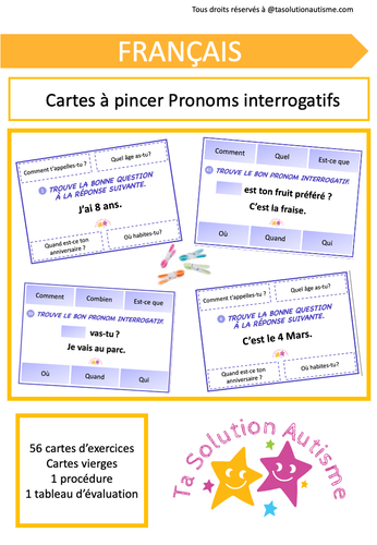 Exercices Pronoms Interrogatifs