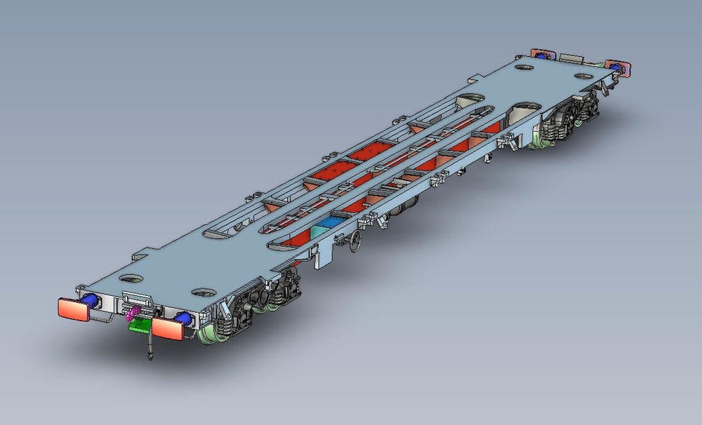 =C=Rail= Intermodal N Gauge FSA FTA container flat CAD revealed