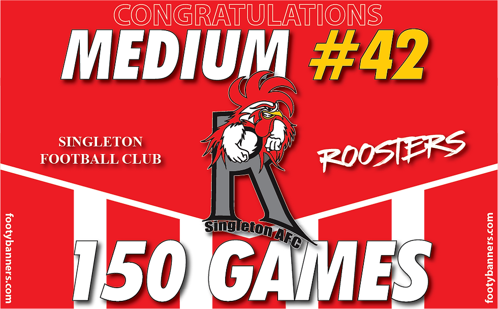 Singleton Roosters Football Banners | Footy Banners