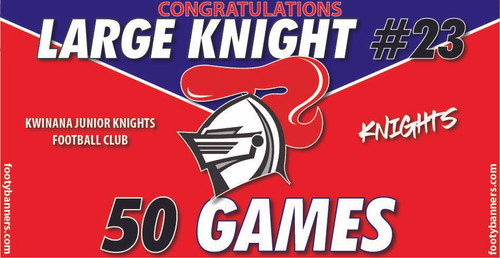Kwinana Junior Knights Football Banners | Footy Banners