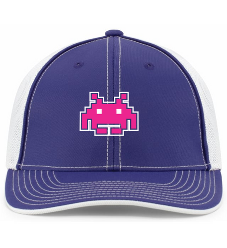 Invaders Hat Flexfit Purple | Stadium Sports Apparel