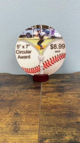 Sublimated Round Award | Stadium Sports Apparel