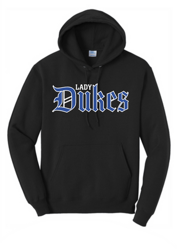 Lady Dukes Black Hoodie | Stadium Sports Apparel