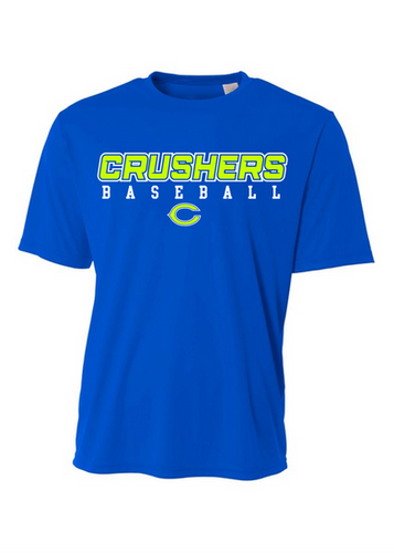 Crushers Baseball Performance T-shirt | Stadium Sports Apparel