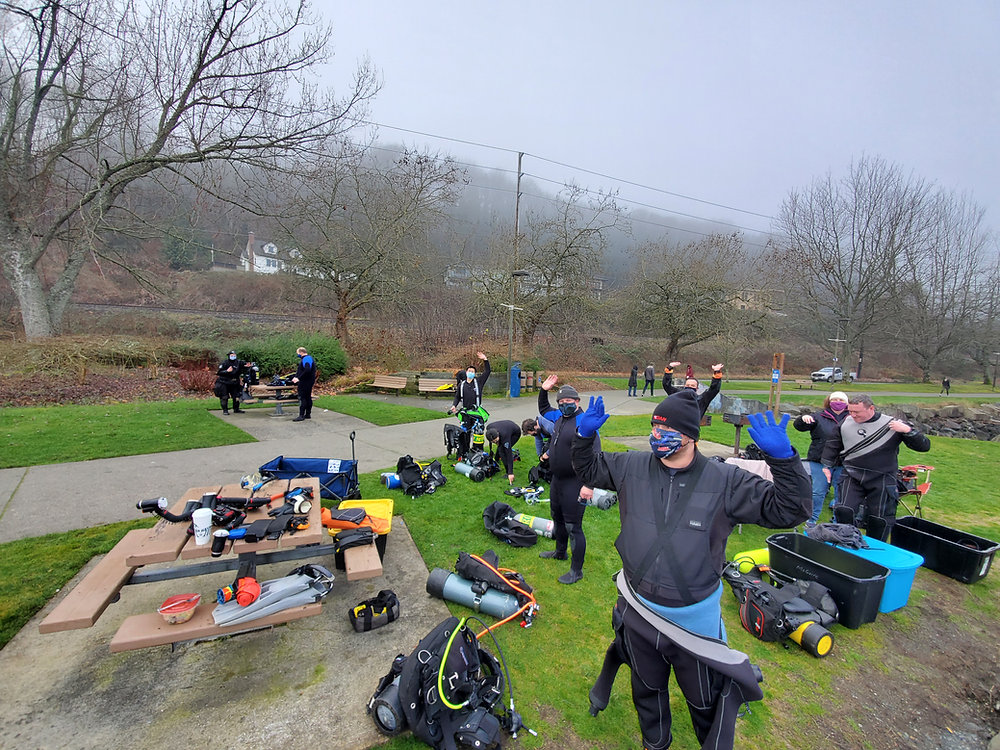 January Fun Dive: Les Davis Marine Park in Tacoma, WA